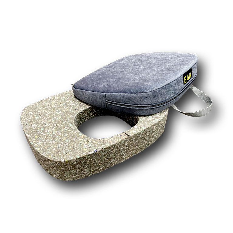 Kilkudde m hål för svanskota, helt överdrag