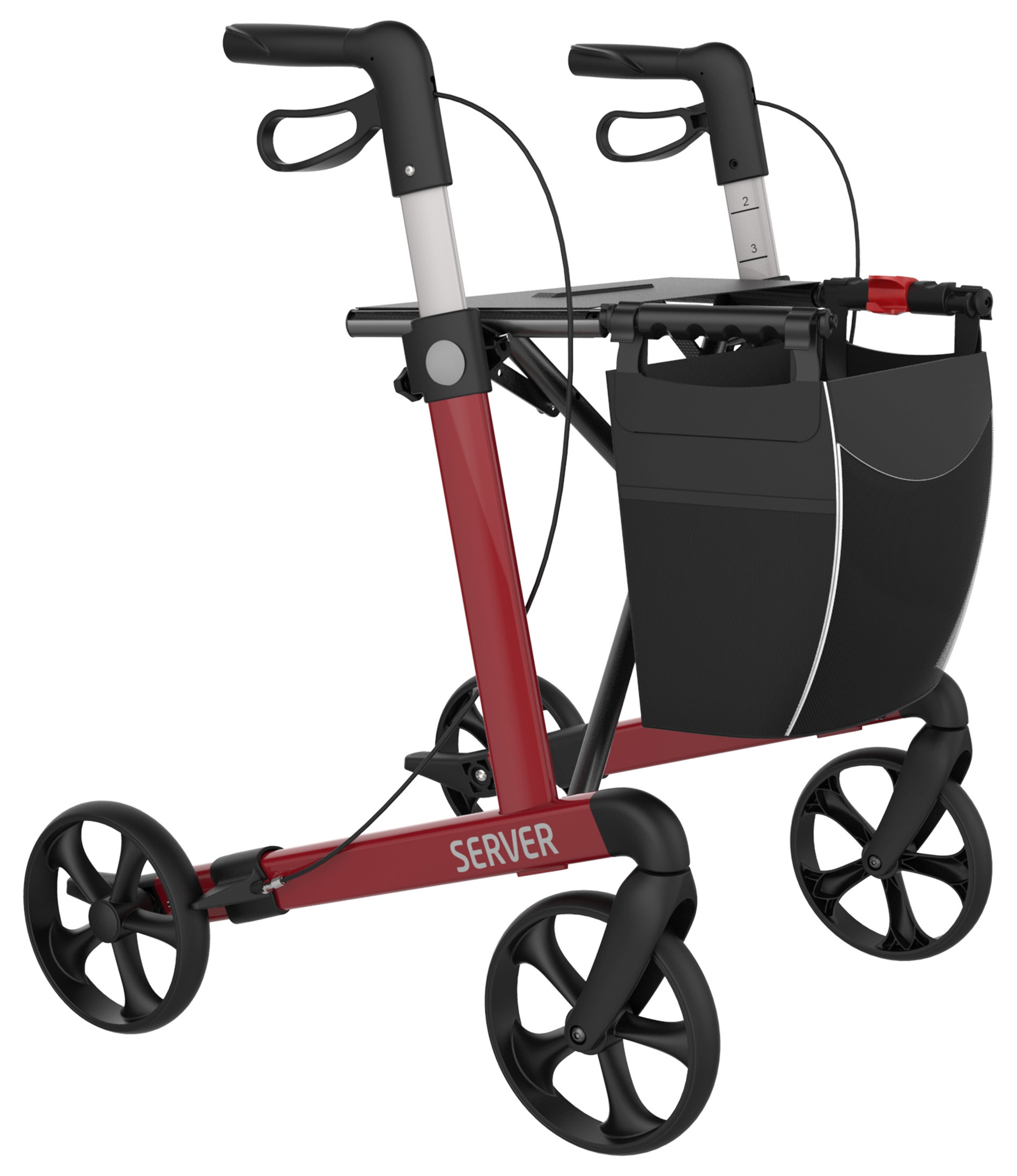 Server aluminium rollator